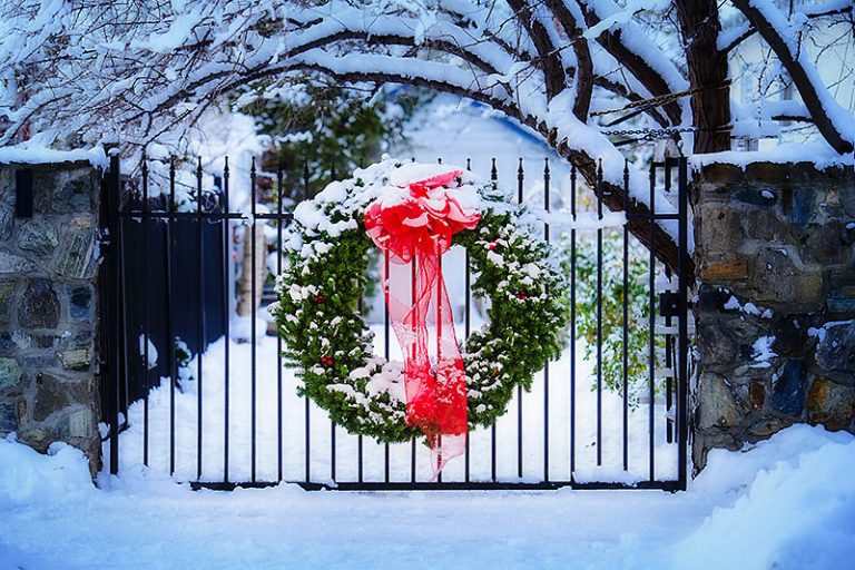 Winter Gate - Lavish Cards - Fine Art Corporate Greeting Cards